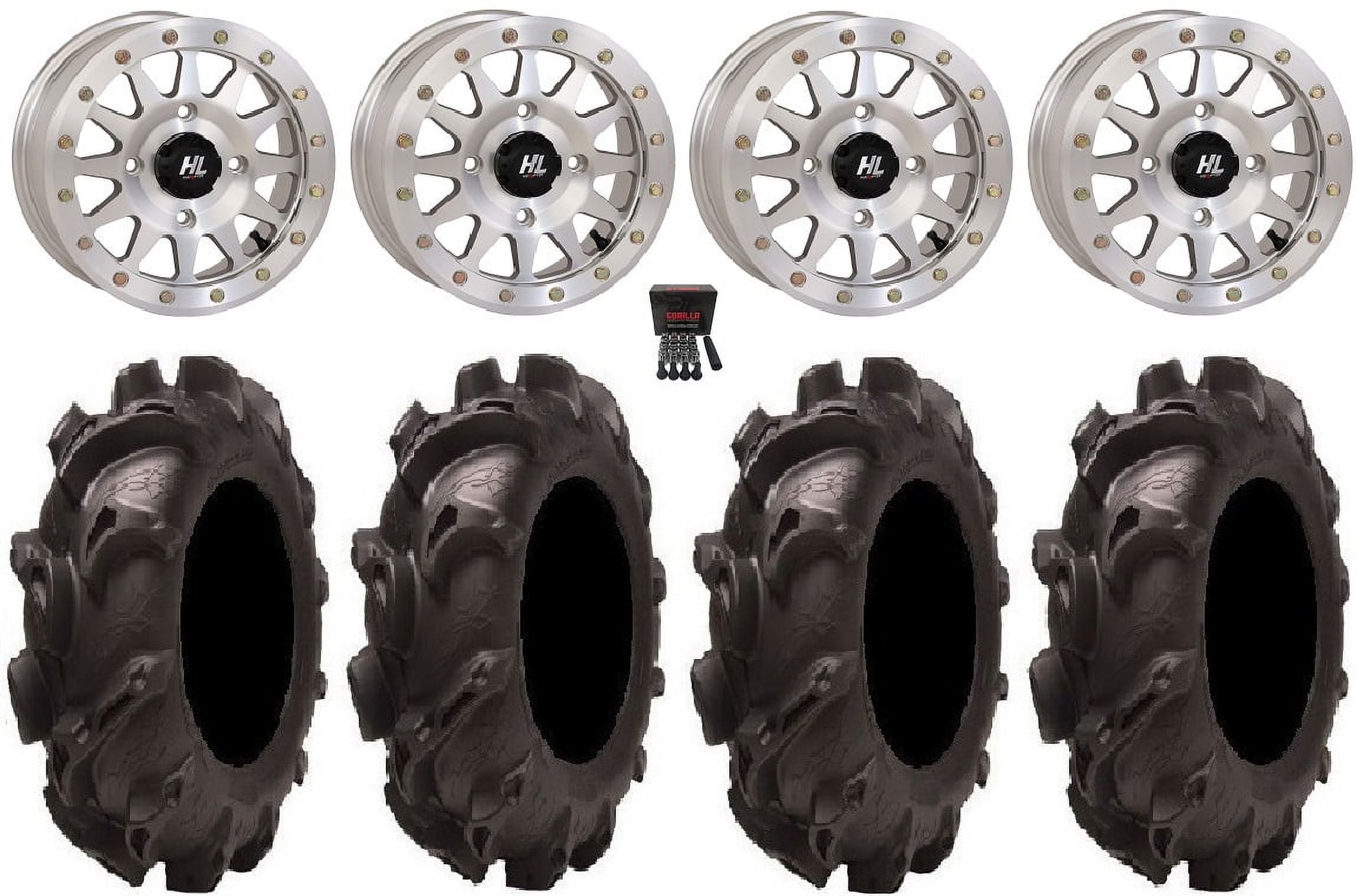 High Lifter HLA1 Bdlk 14" Wheels Mh 32" Mammoth Mayhem Tires Can-Am ...