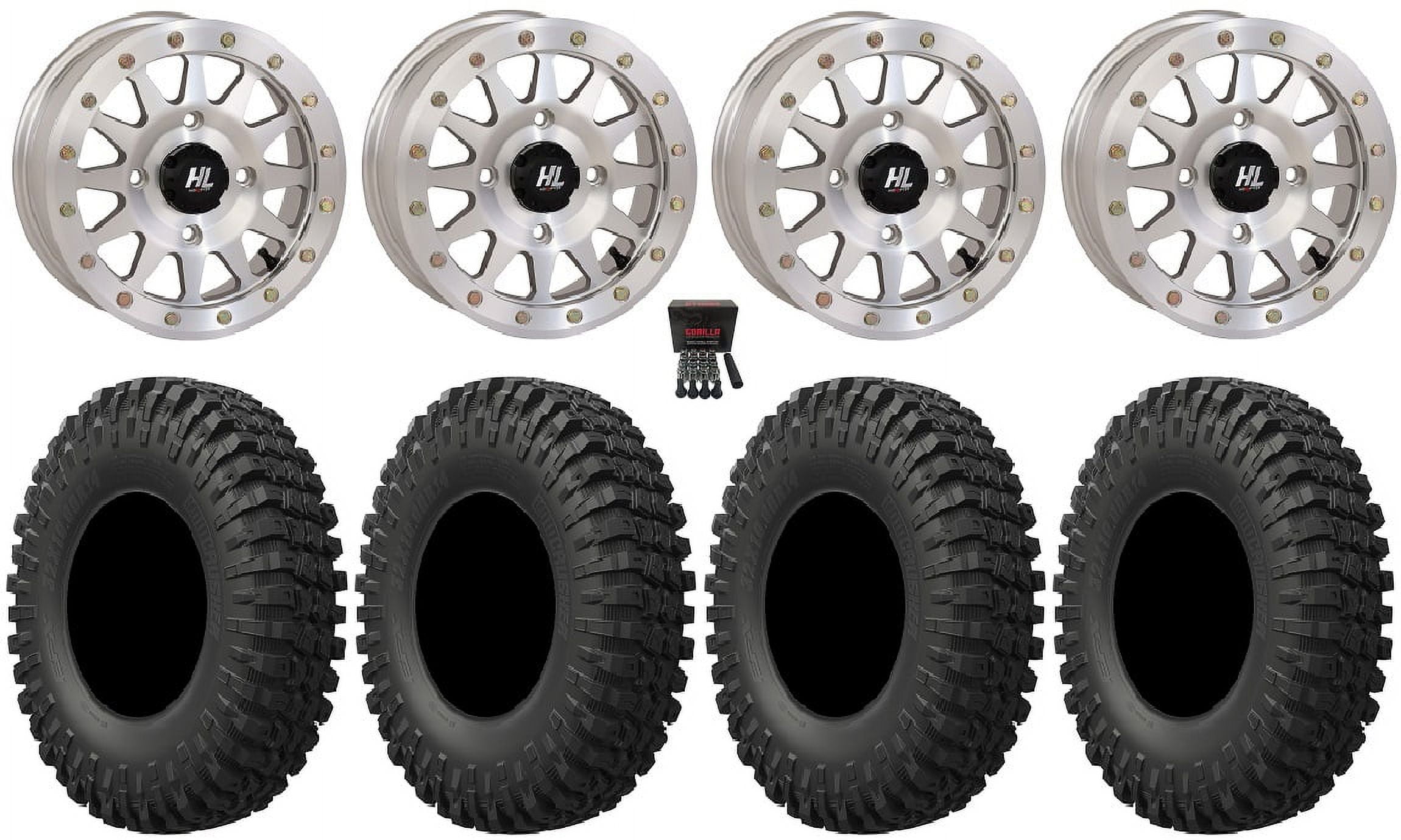 High Lifter HLA1 Bdlk 14" Wheels Mh 32" MotoCrusher Tires Can-Am ...