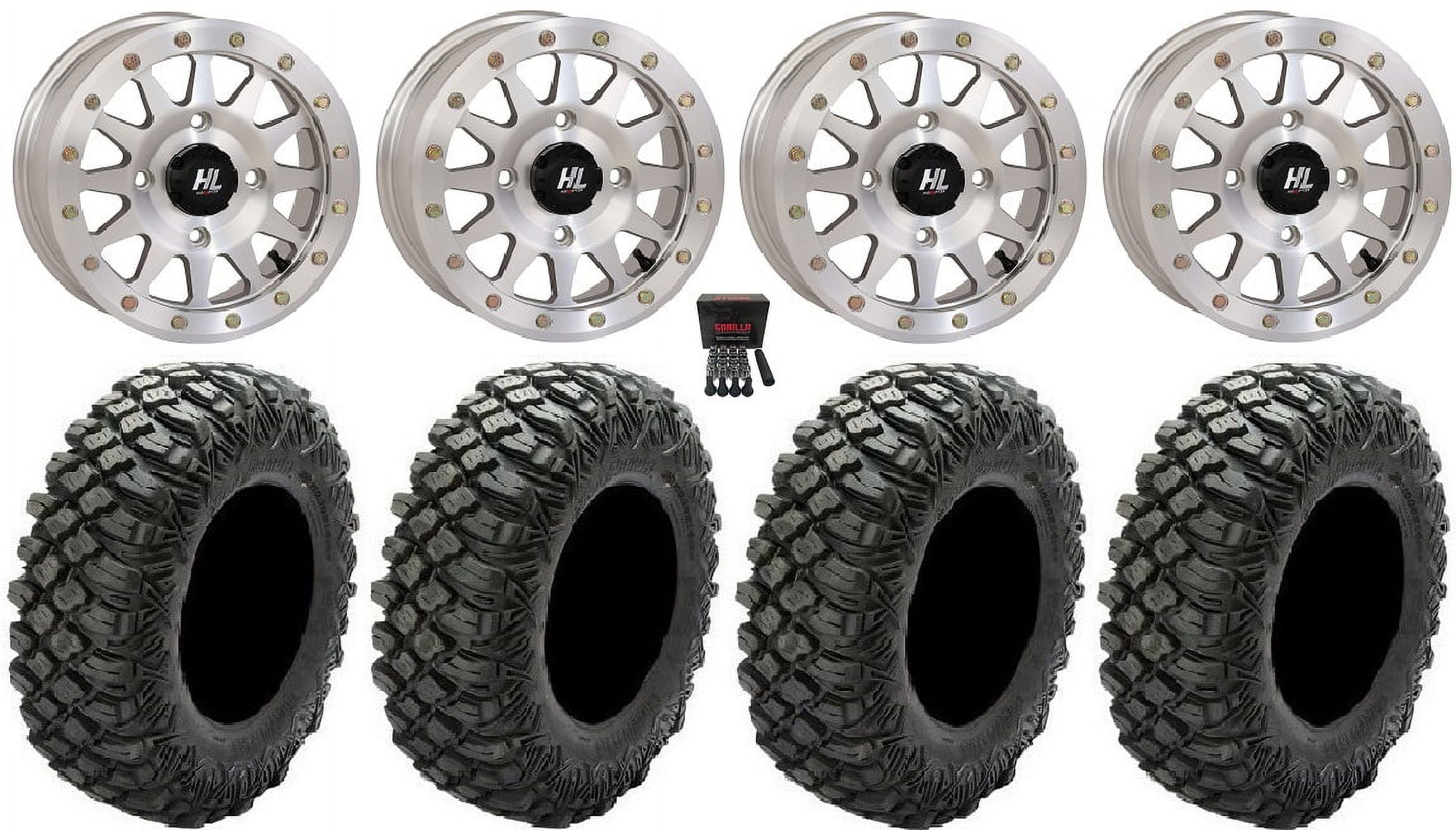 High Lifter HLA1 Bdlk 15" Wheels Mh 30" Crawler XR Tires Sportsman RZR ...