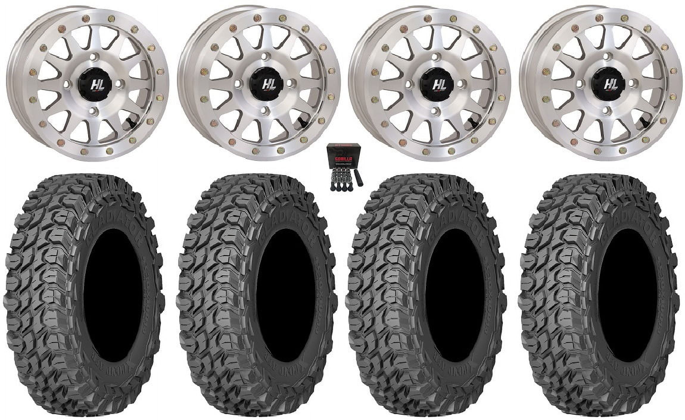 High Lifter HLA1 Bdlk 15" Wheels Mh 32" X Comp ATR Tires Sportsman RZR ...