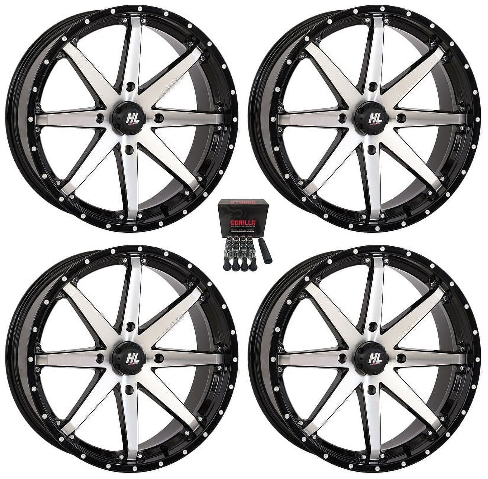 High Lifter by STI HL10 20" Wheels Machined Sportsman RZR Ranger ...