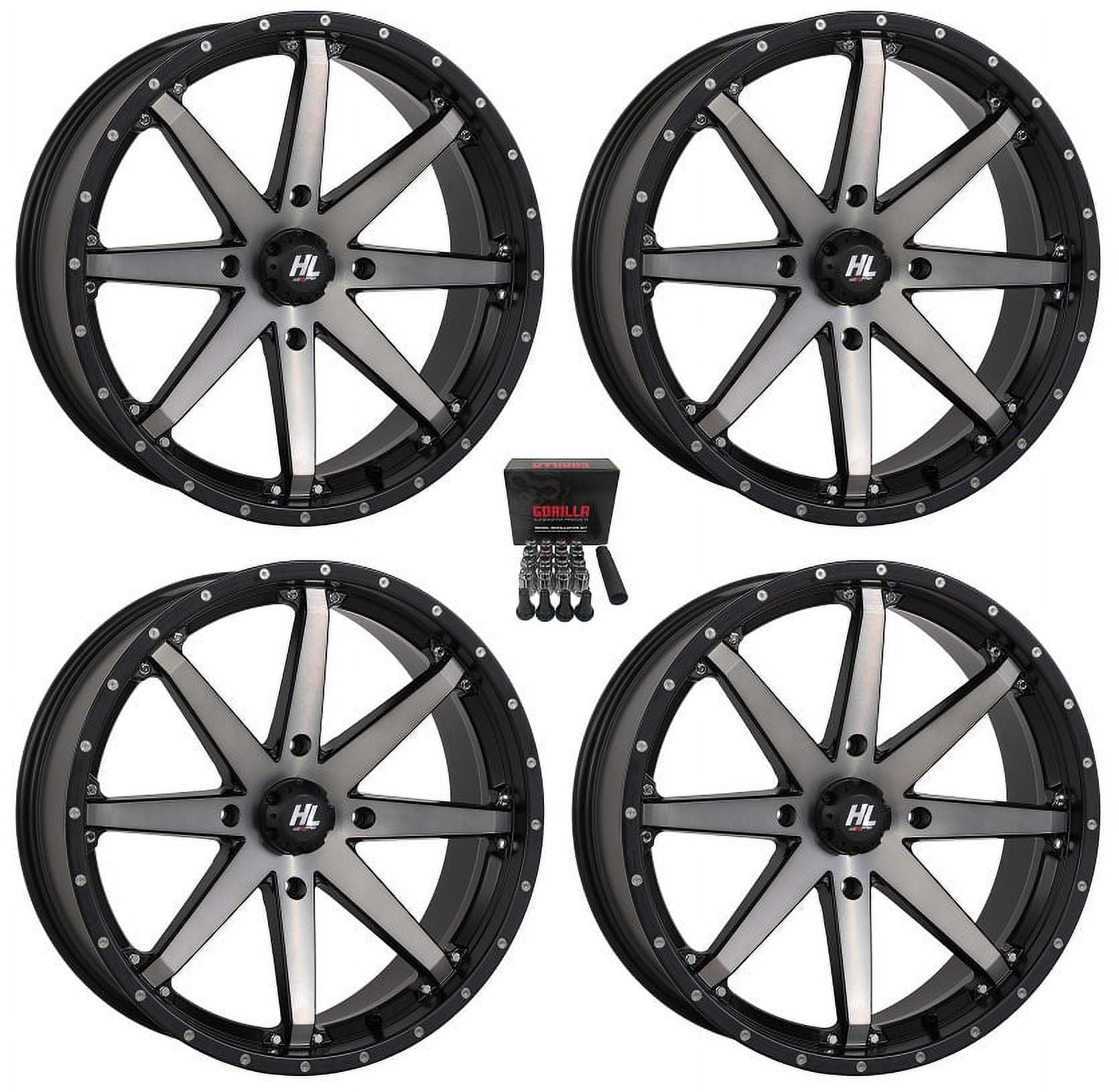 High Lifter by STI HL10 20" Wheels Smoke Sportsman RZR Ranger - Walmart.com