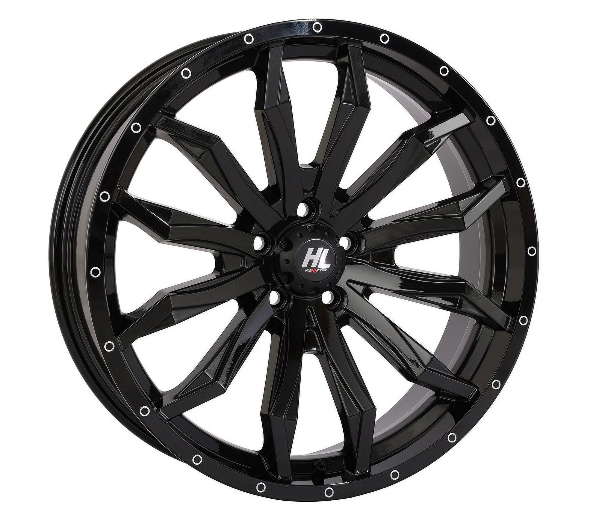 High Lifter by STI HL21 24x7 UTV Wheel - Gloss Black (5x4.5) 4+3 ...