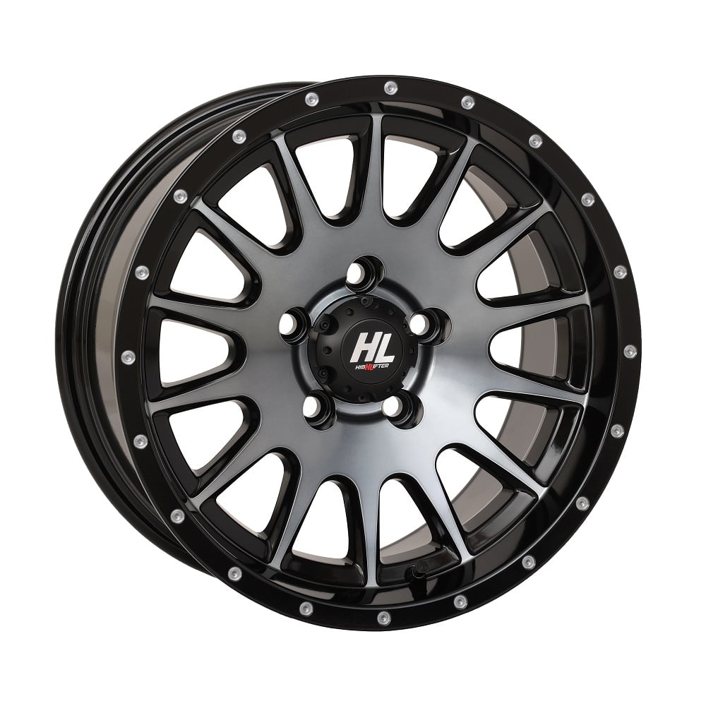 High Lifter by STI HL25 15x7 UTV Wheel -Gloss Dark Tint (5x4.5) +10mm ...