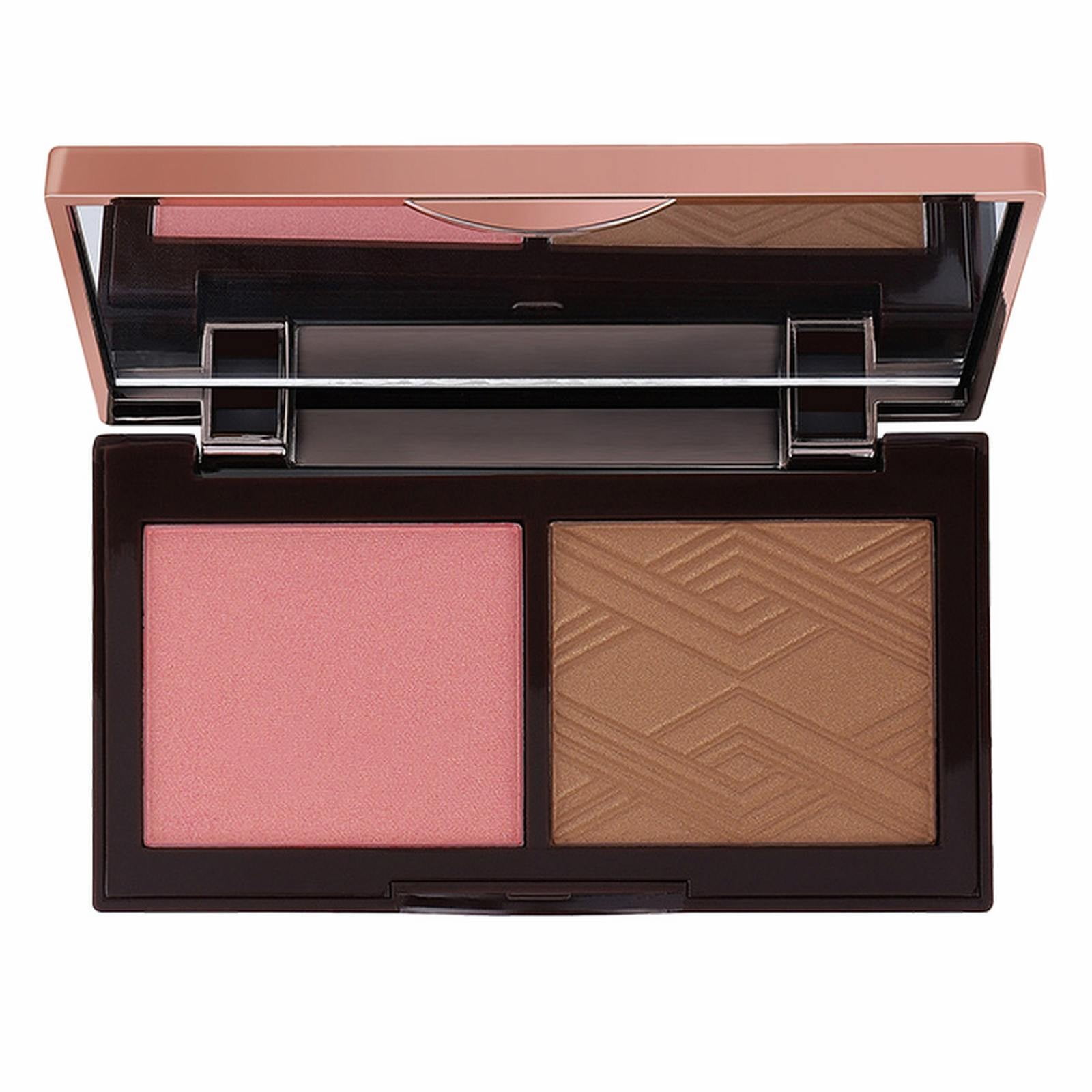 High Light Two Tone Makeup : Nude Natural Milk Tea Orange Long Lasting ...