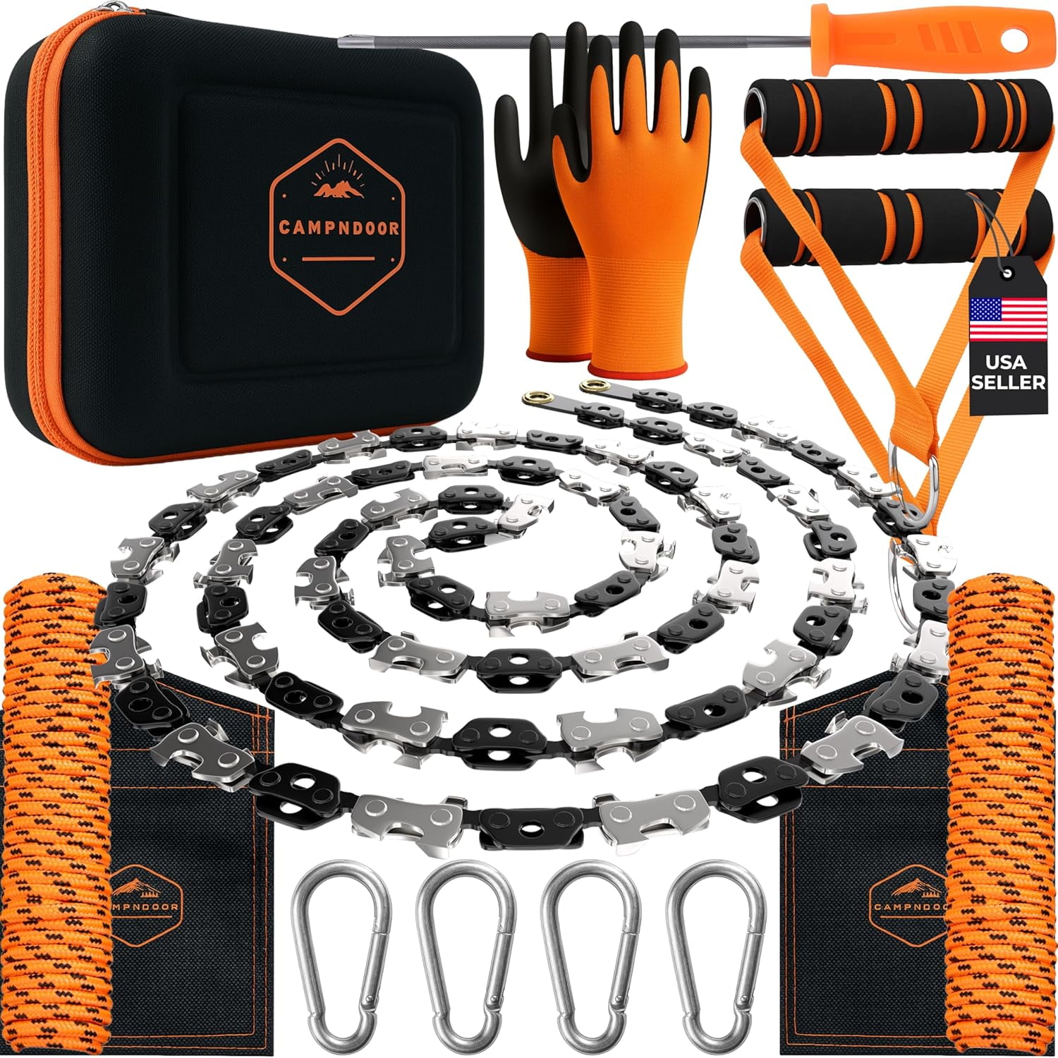 High Limb Rope Saw 53 In - Zero Effort 360 Rope Chain Saw - Sharp ...