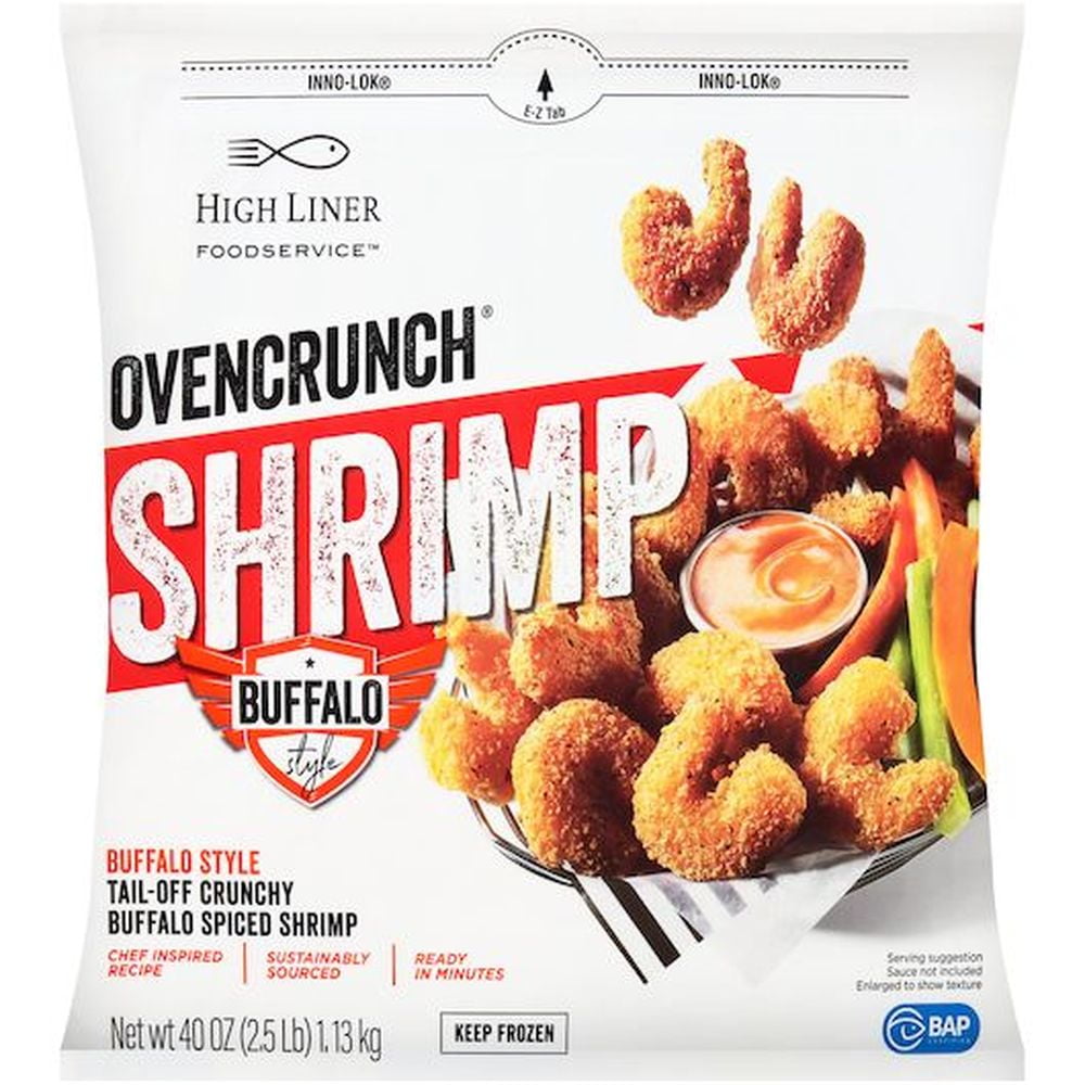 High Liner 27 to 32 Count Breaded Buffalo Shrimp, 2.5 Pound -- 4 per ...