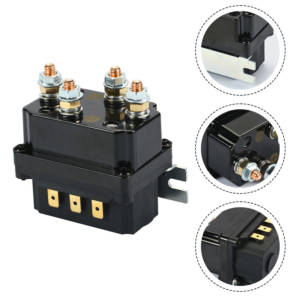 High Load Capacity Winch Relay Contactor for ATV UTV Boat 12V 24V ...