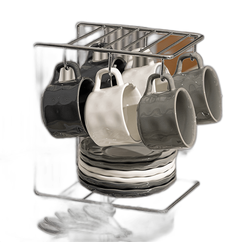 High-Looking Coffee Cup And Saucer Set, Exquisite High-End Ceramic ...