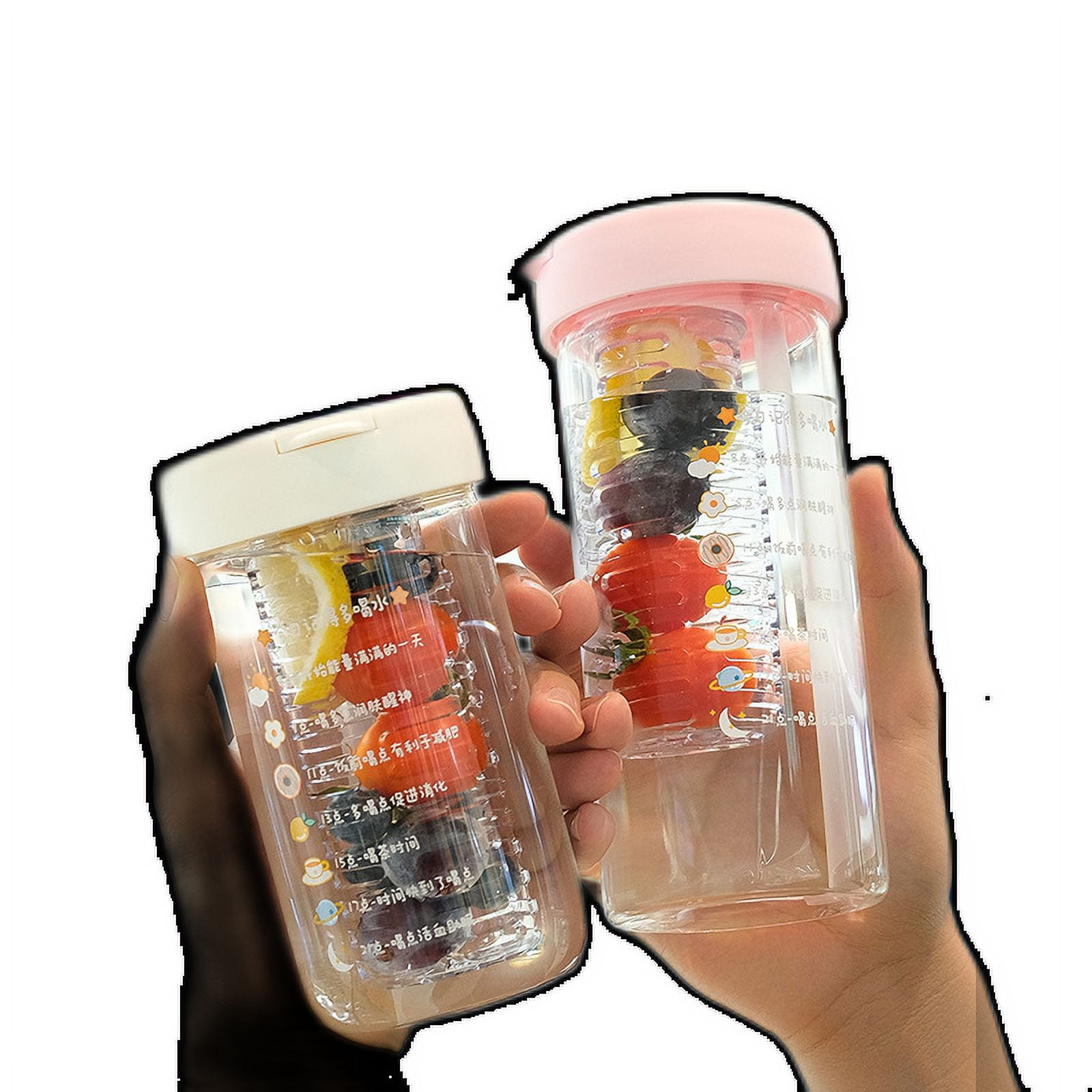 High-Looking Folding Flower Tea Straw Cup, Large Capacity, Detachable Filter Tea Bin, Simple And ...