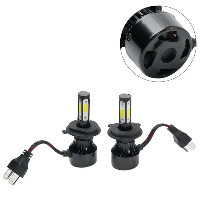 High/Low Beam Headlights IP68 LED Spotlight Waterproof 2500W 375000LM 4 ...