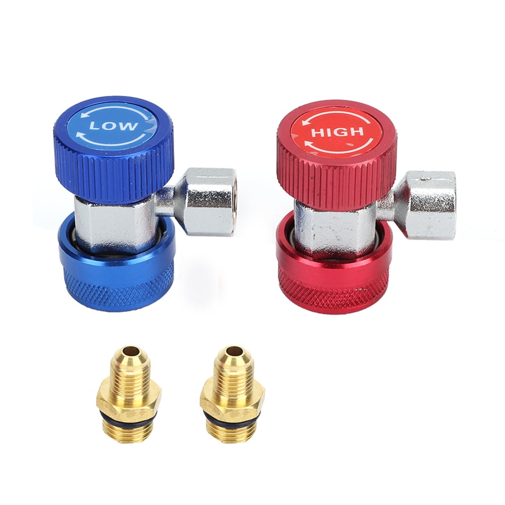 High & Low Pressure Quick Connect Adapters for Refrigerant Service ...