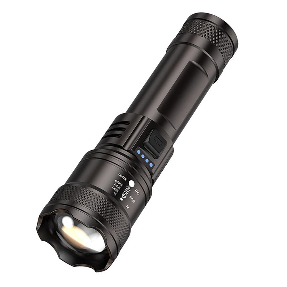 High Lumen Flashlight Rechargeable LED Bright High-power Handheld ...