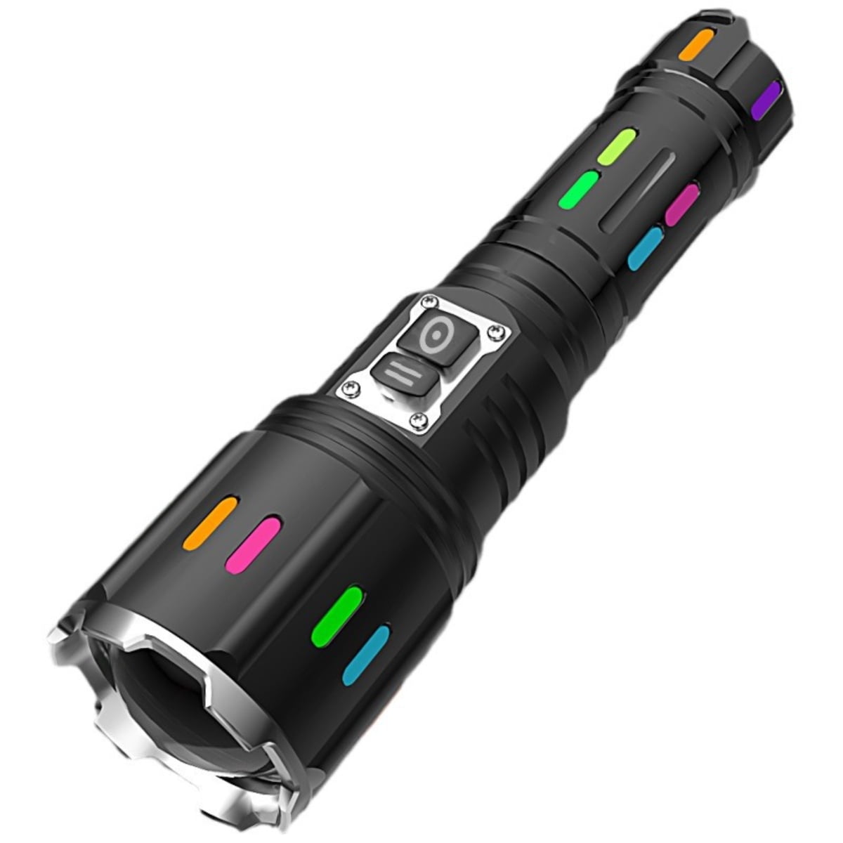 High Lumen LED Flashlight, Multi-Mode Rechargeable Flashlight with ...