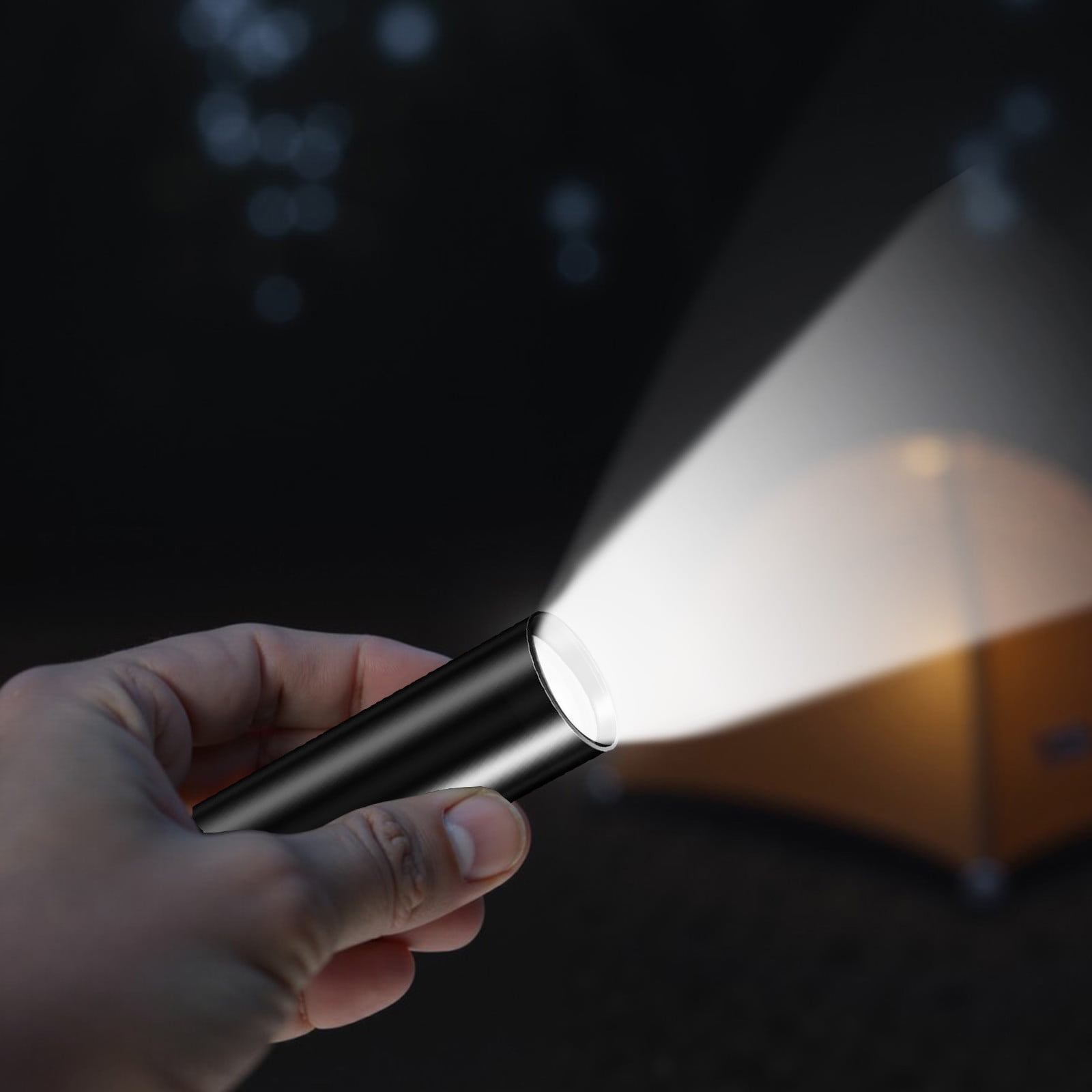 High Lumens LED Flashlight, Zoomable Adjustable Rechargeable, Rugged ...