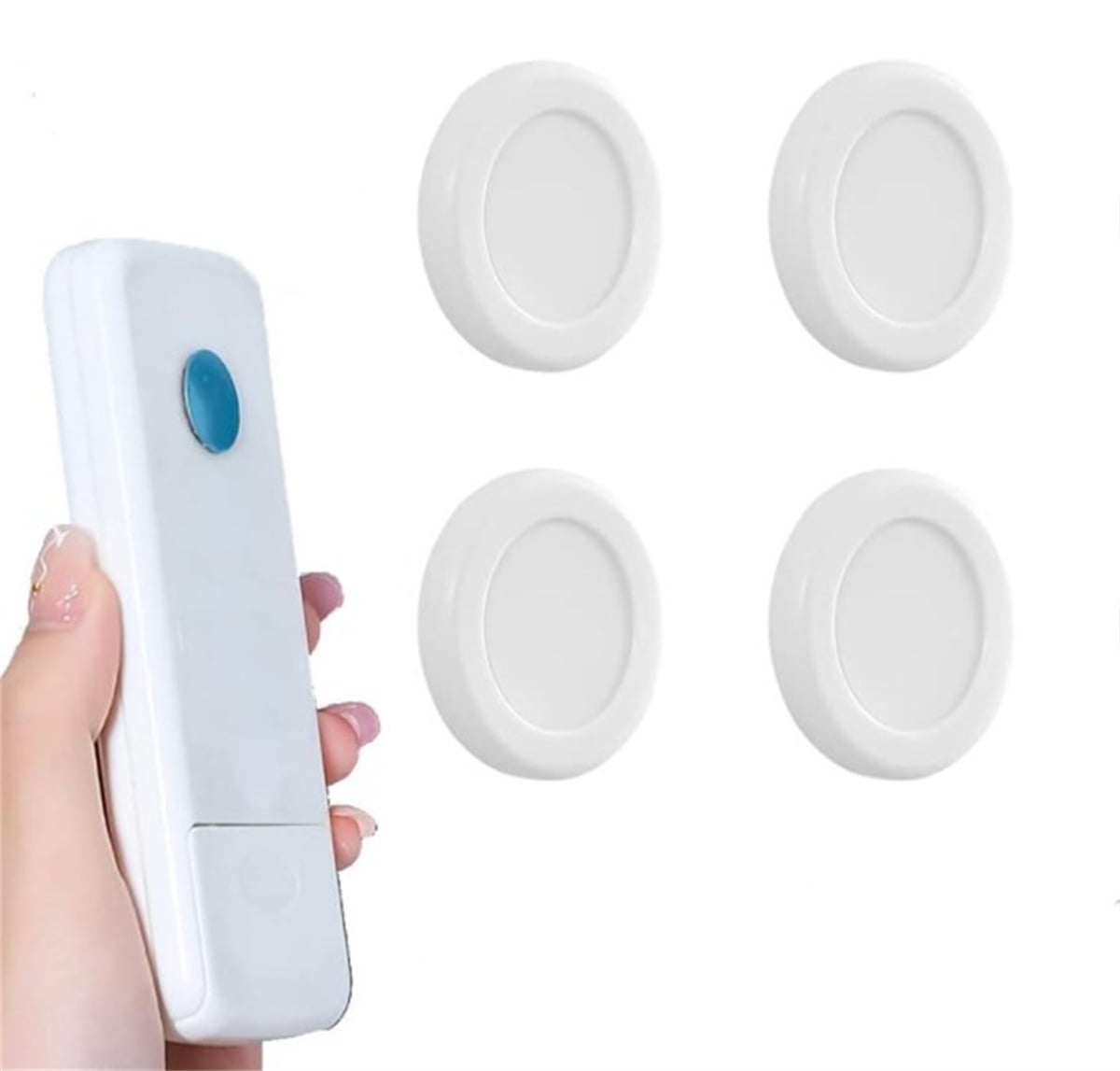 High Magnetic Remote Control Holder,4 Pack Wall Mount Phone Holder ...