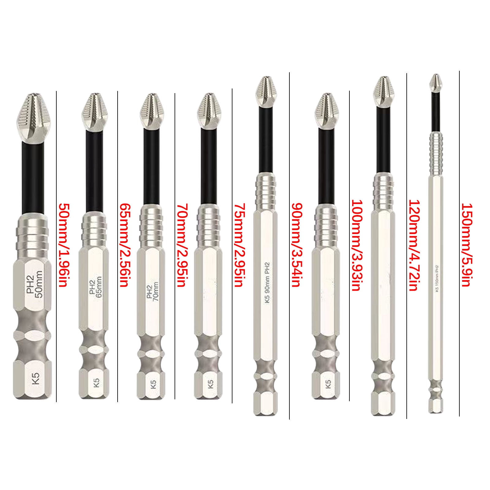 High-Magnetic Screwdriver Drill Bit Set, Strong Magnetic Durability ...