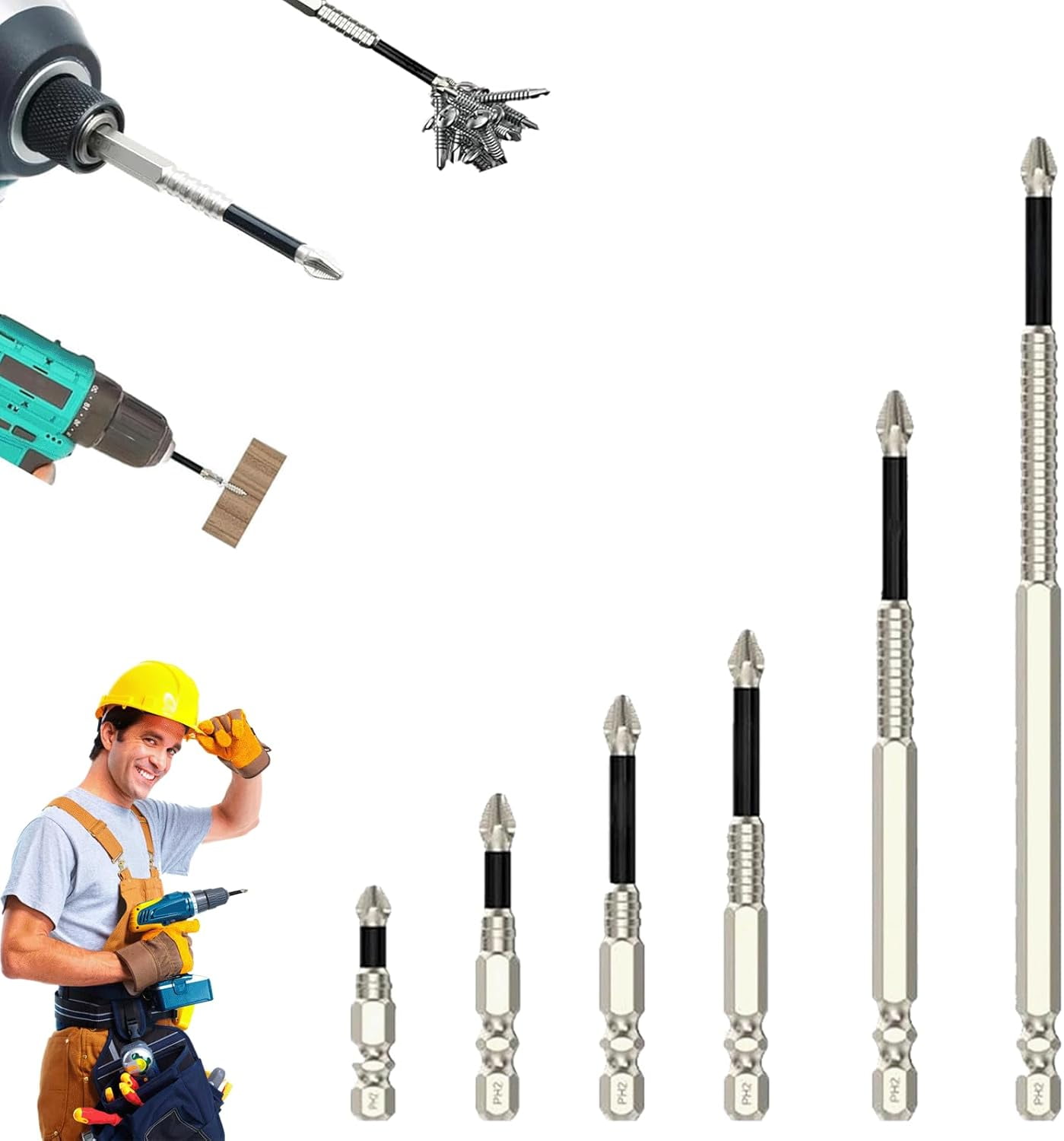High-Magnetic Screwdriver Drill Bit,Strong Magnetic Durability ...