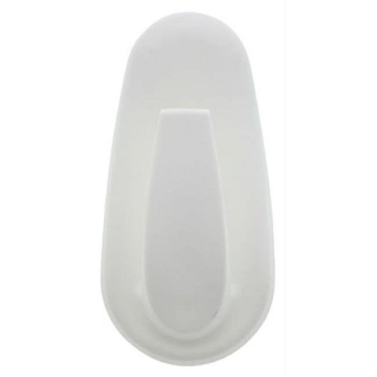 High Mighty Double Plastic Hook, White, Oval, Holds 20-Lbs. - Walmart.com