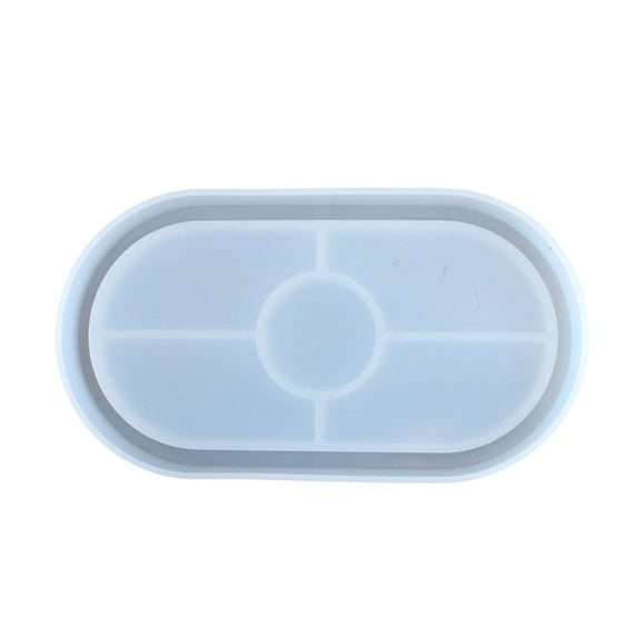 High Mirror Elliptical Storage Plate Mold Crystal Epoxy Molds DIY ...