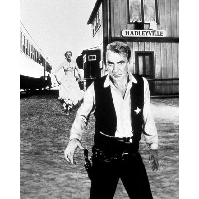 High Noon Gary Cooper Grace Kelly By Train Station 24x36 Classic ...