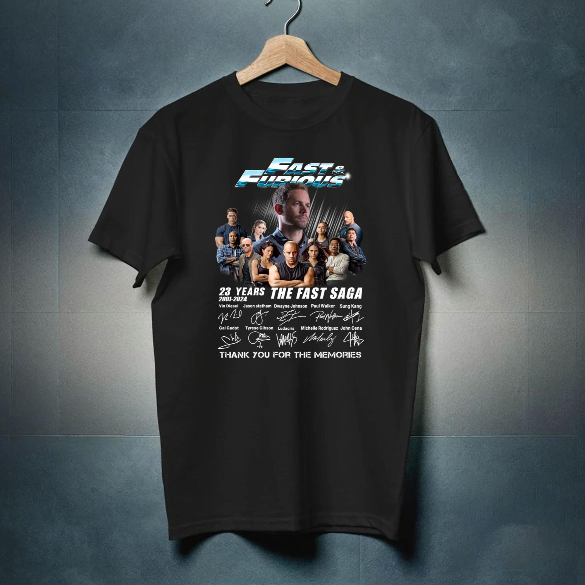 High-Octane Action Movie Shirt, 23 Years of Fast Car Franchise Tee, Iconic Car Culture Hoodie ...