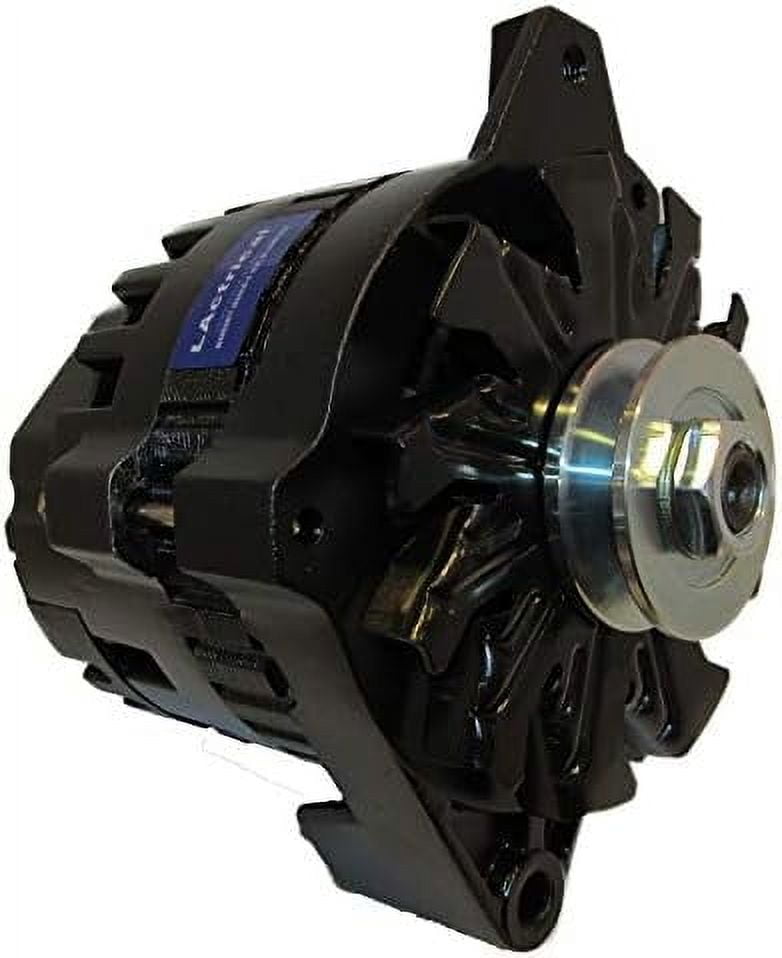 High Output 220 Amp Black Color Custom Alternator Compatible with Chevy ...