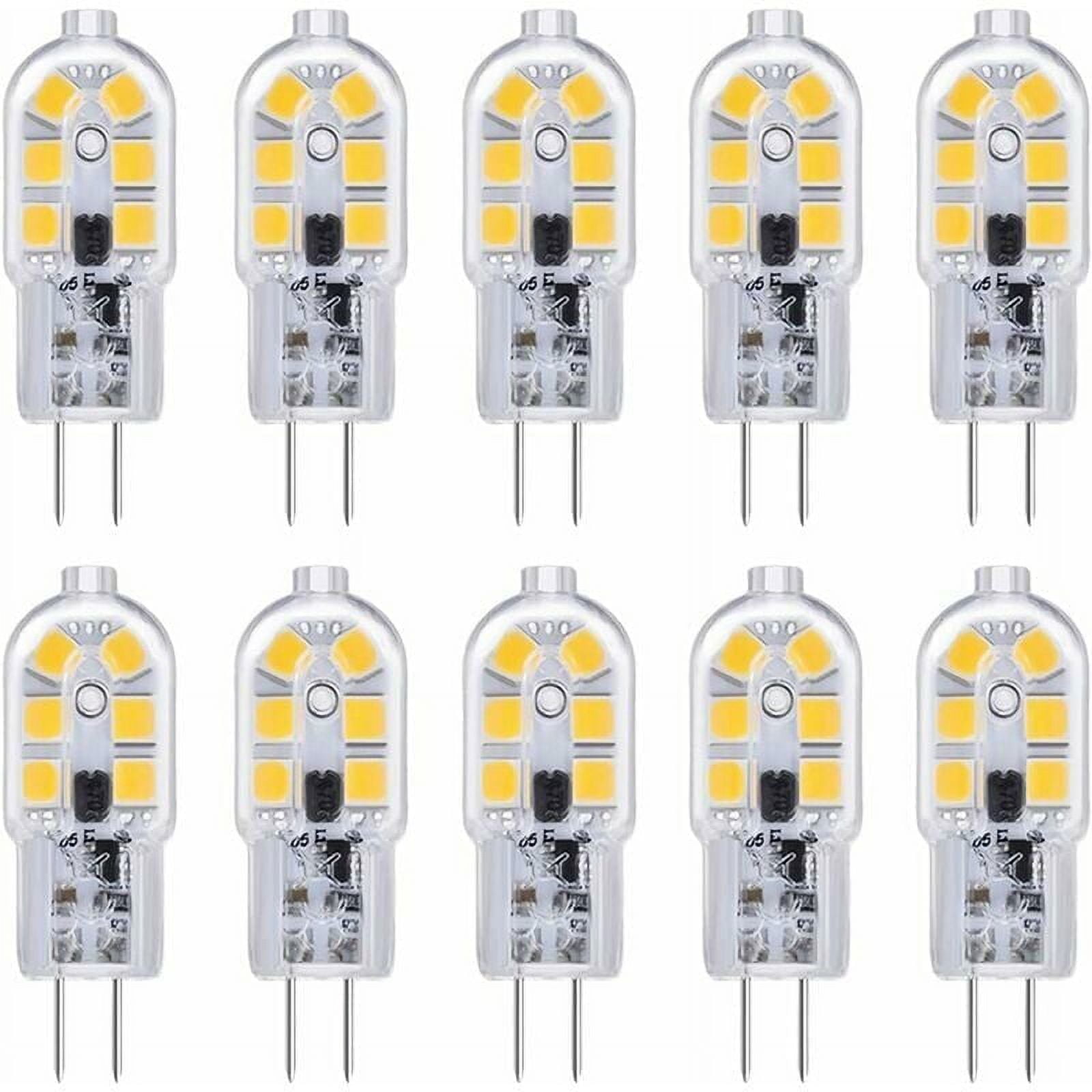 High Output Lighting G4 LED Bulbs, 12V AC DC Non-Dimmable Bi-pin Base ...