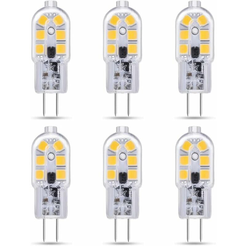 High Output Lighting G4 Led Bulbs, 12V Ac/Dc, 2W, Cool White 6000K, Non ...