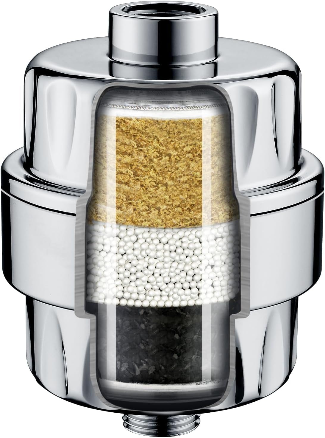 High Output Shower Filter for Hard Water, Removes Chlorine and Fluoride ...