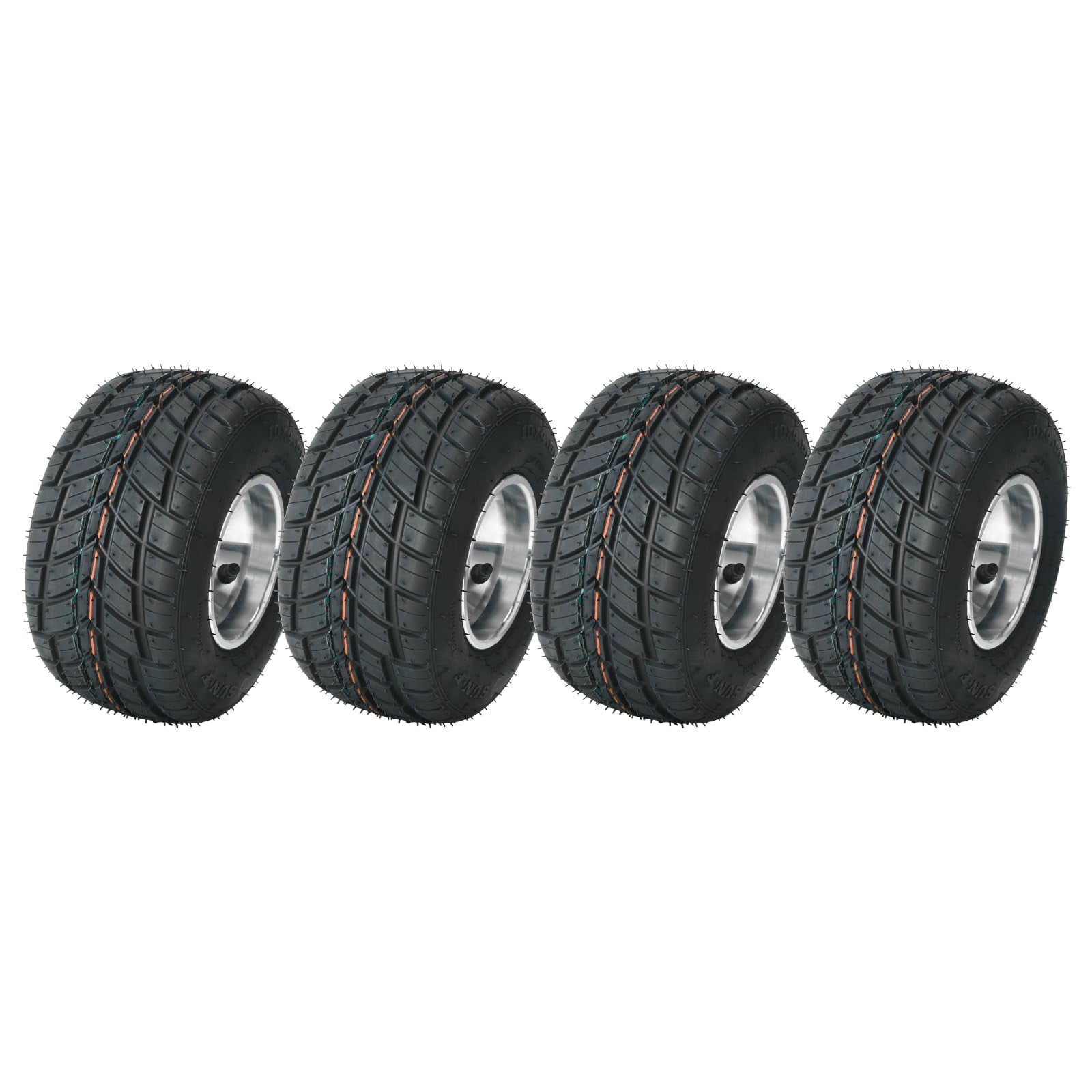 High Performace Go Kart Tire and Rim, 10x4.50-5 Go Kart Front Wheel and ...