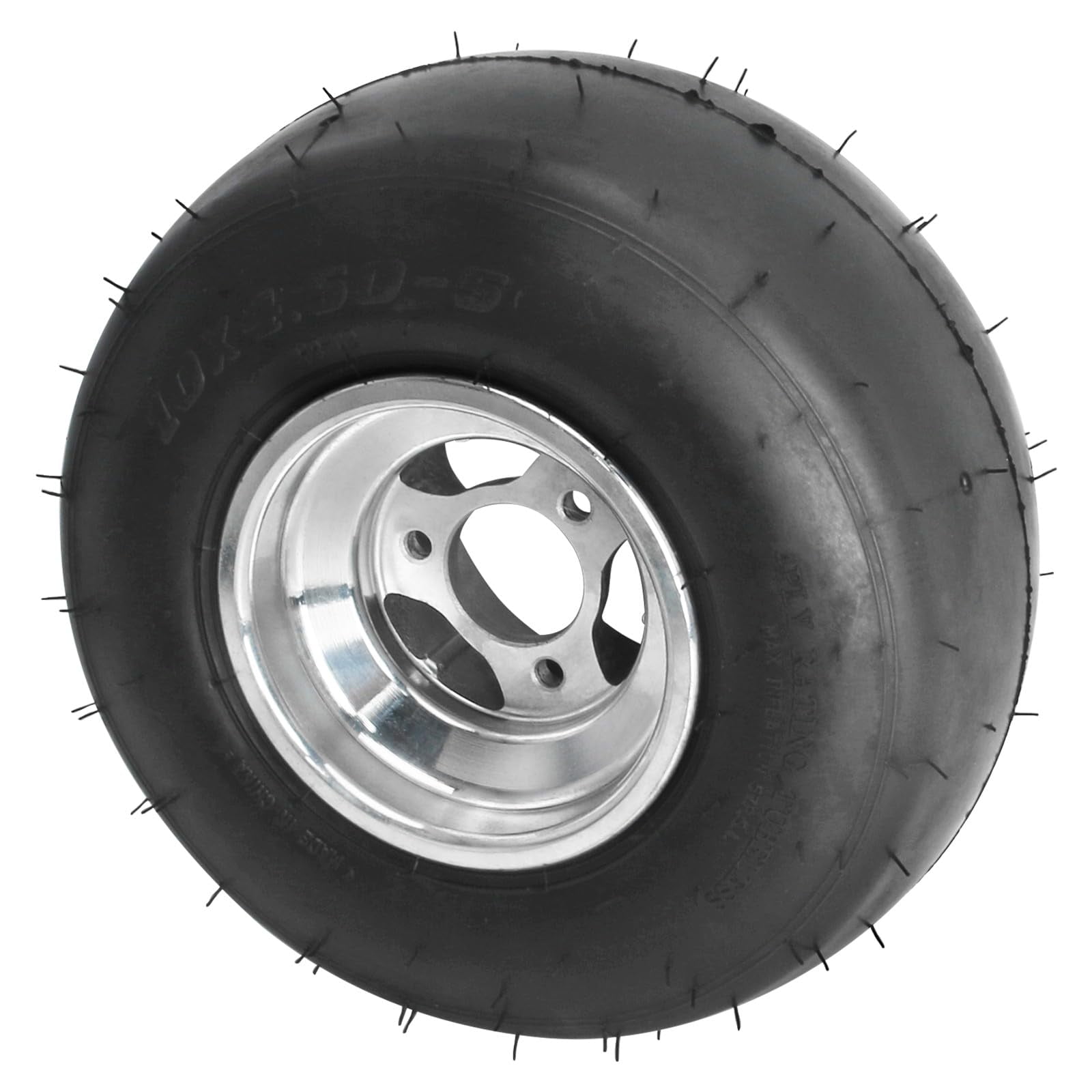 High Performace Go Kart Tire and Rim, 10x4.50-5 Go Kart Front Wheel and ...