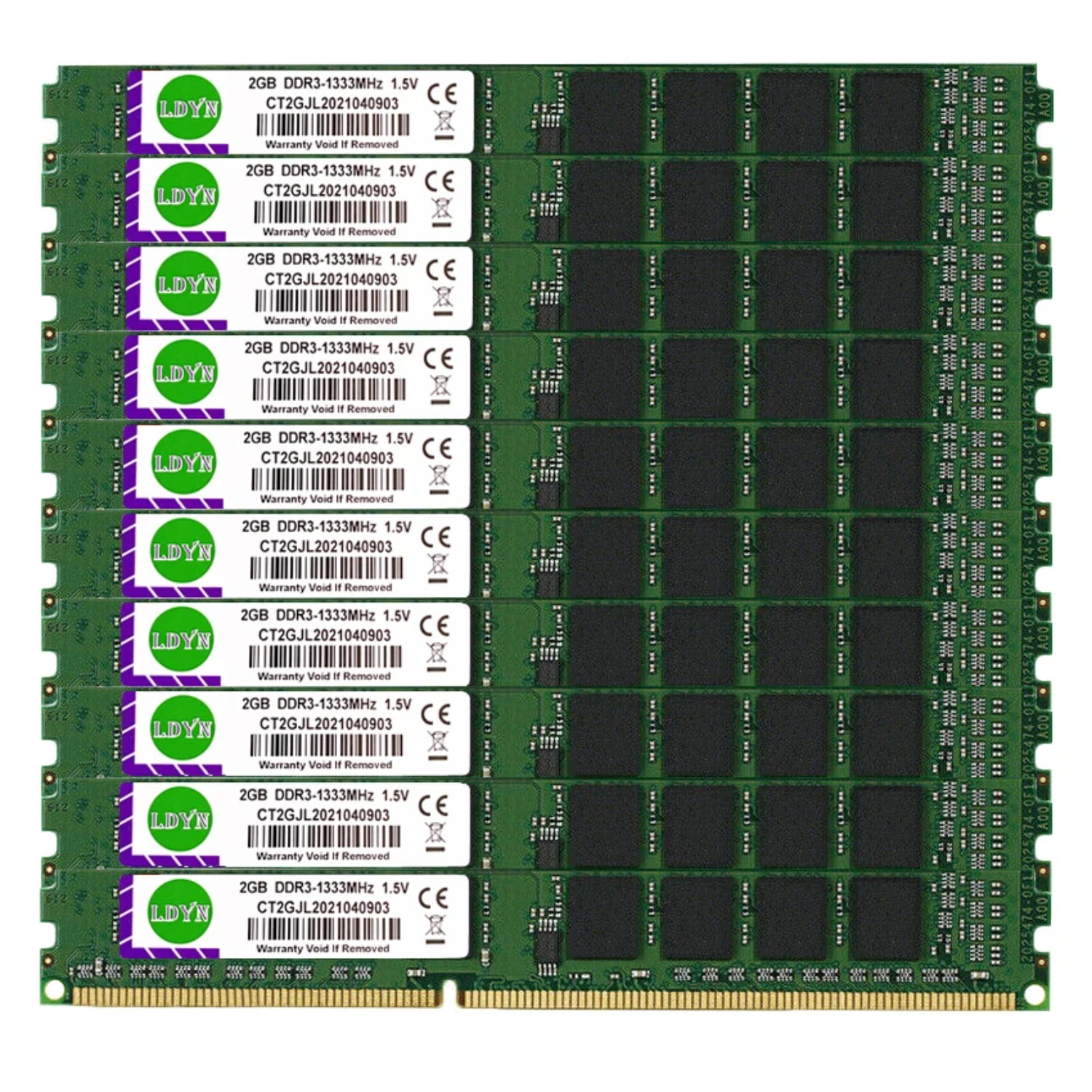 High Performance 10x DDR3 4GB RAM 1333Mhz PC3-10600 Desktop Memory RAM ...