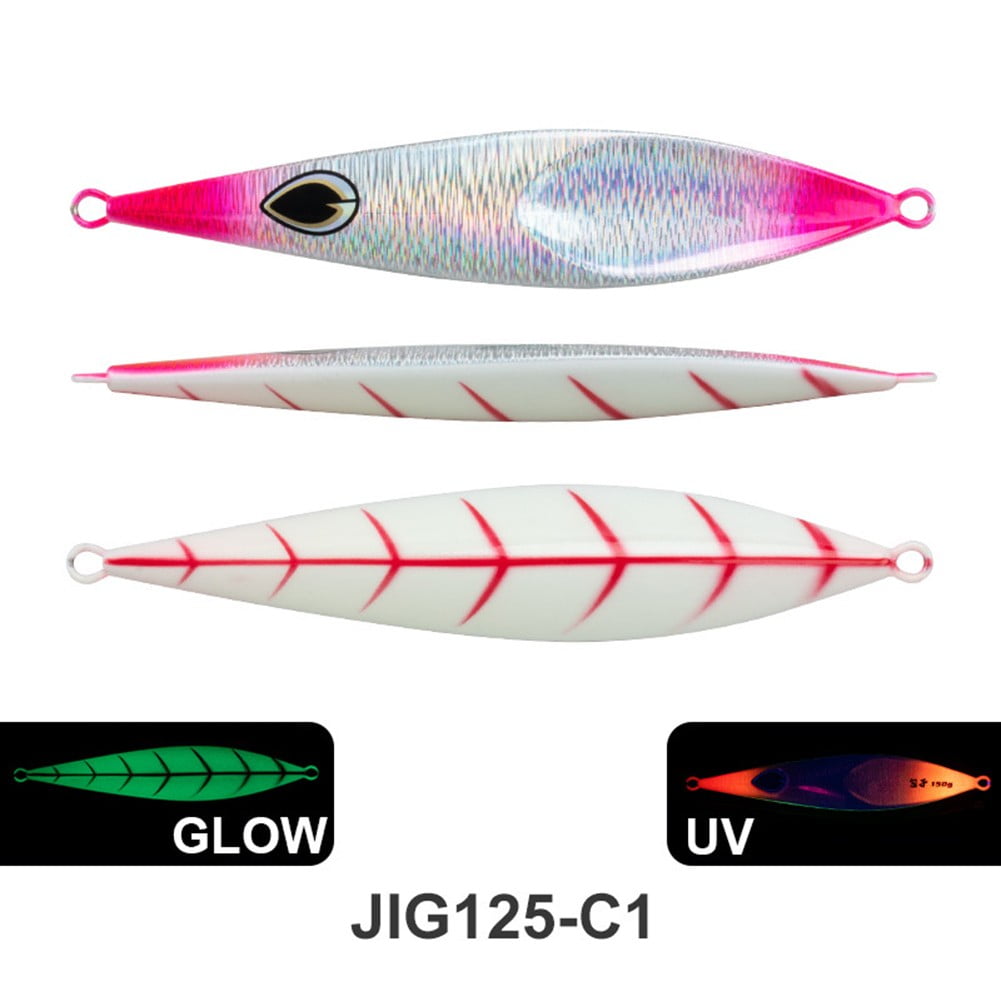 High Performance 150G Slow Pitch Fall Vertical Jig Lure Fishing Buffalo ...