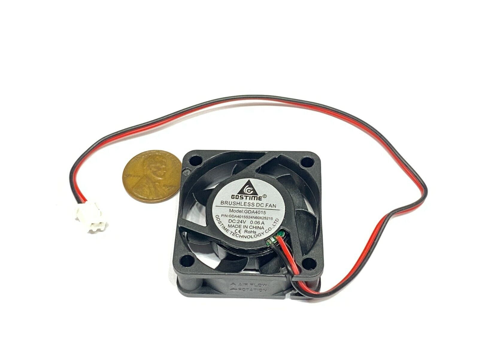 High-Performance 24V 4015 Cooling Fan | 40mm x 15mm 2-Pin Axial Fan for ...