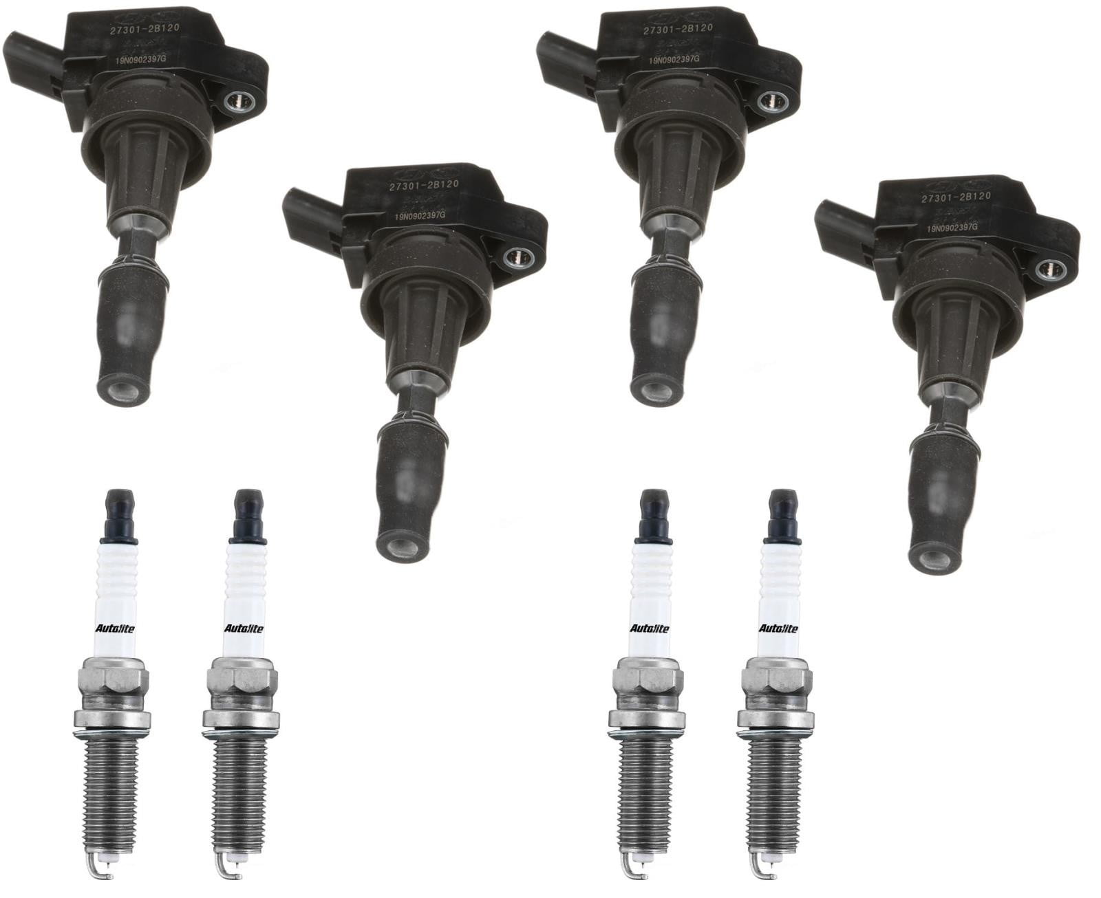 High-Performance 4-Pack for Hyundai 1.6L 2017-2021 Direct Ignition ...