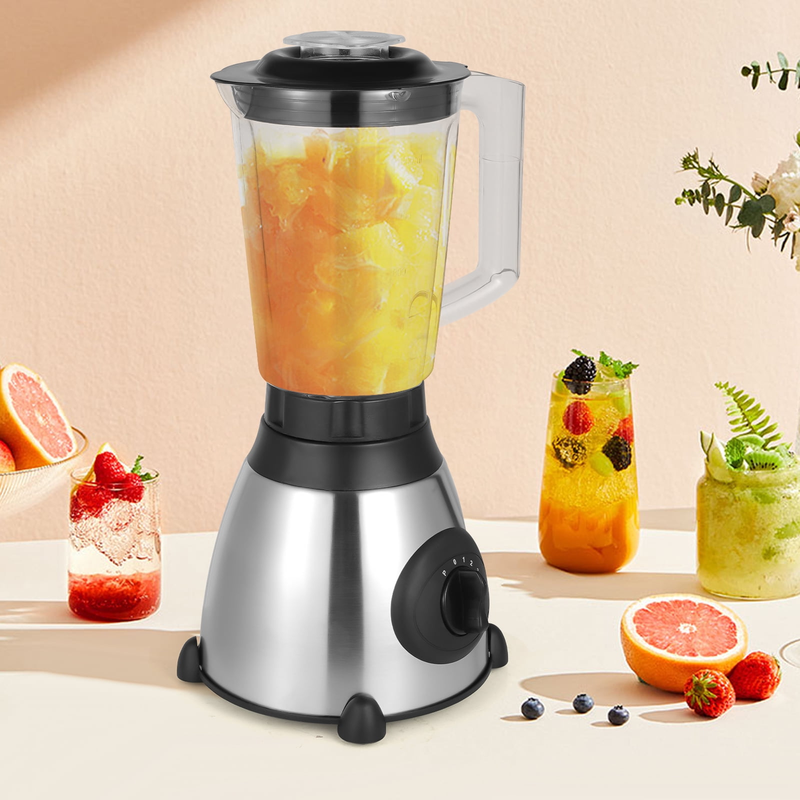 High-Performance 800W Blender with Pulse Function, 54.11 oz Capacity ...