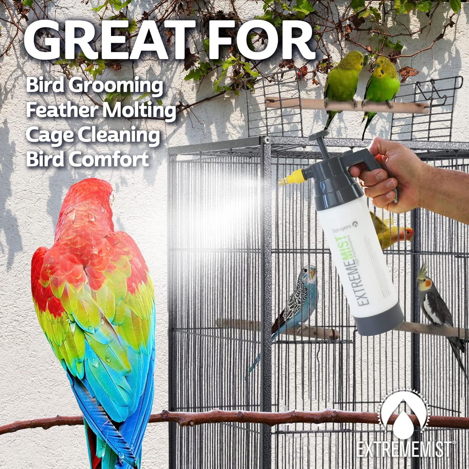 High-Performance Bird Sprayer for Tropical Birds | Adjustable Nozzle ...