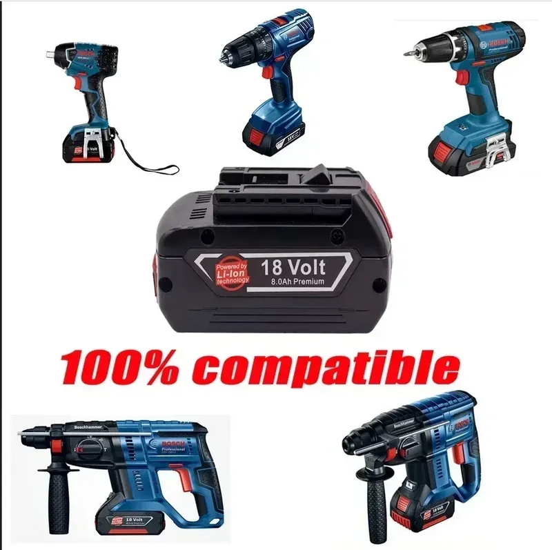 High Performance Bosch 18V 6.0Ah Lithium-ion Battery GBA18V ...