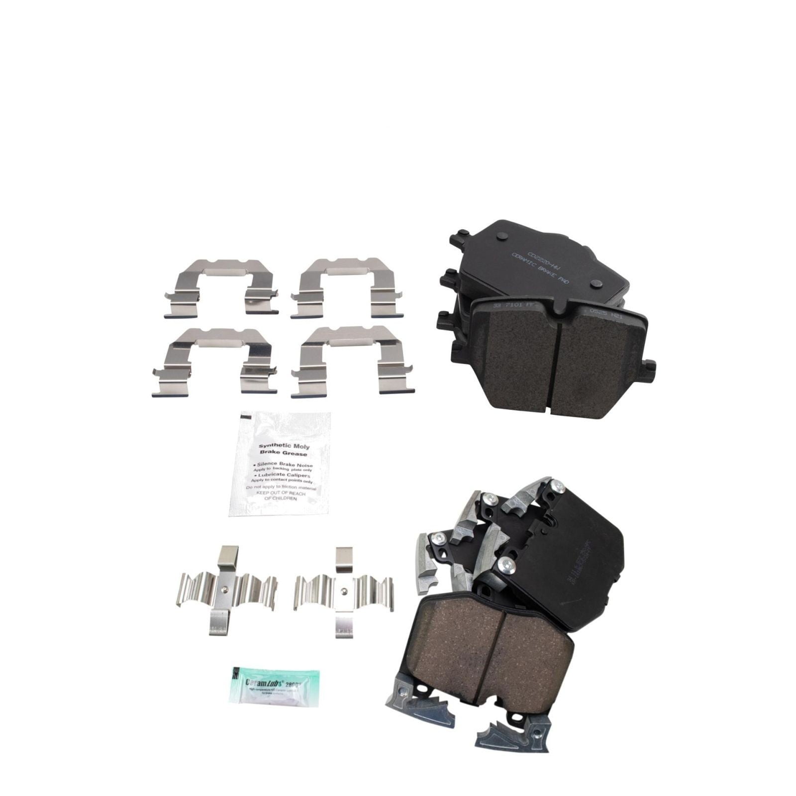 High-Performance Ceramic Brake Pad Set for Car Disc Brakes - Front ...