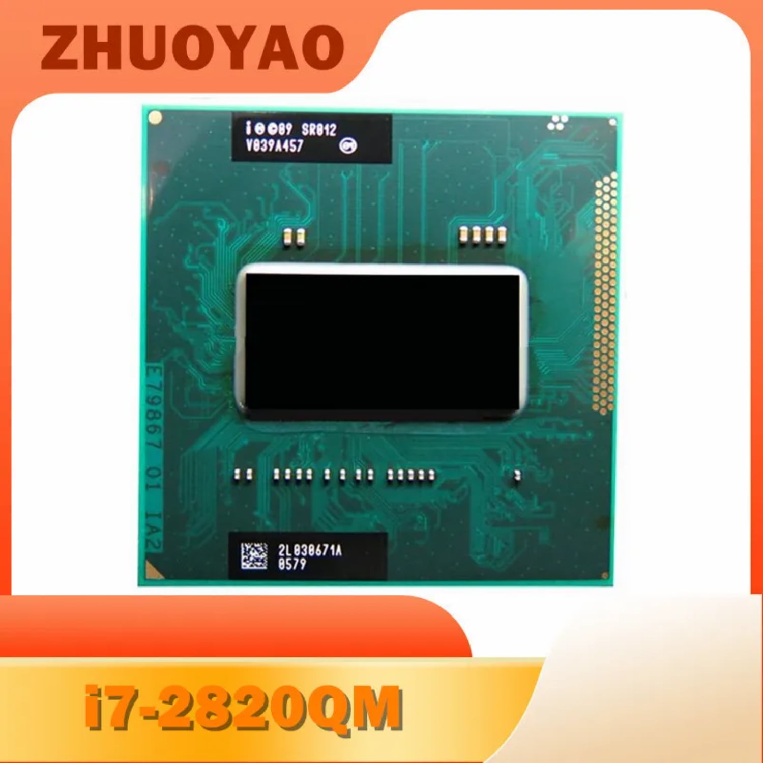 High Performance Powerful Core i7-2820QM 2.3 GHz CPU Processor with 8M Cache and 45W TDP for ...