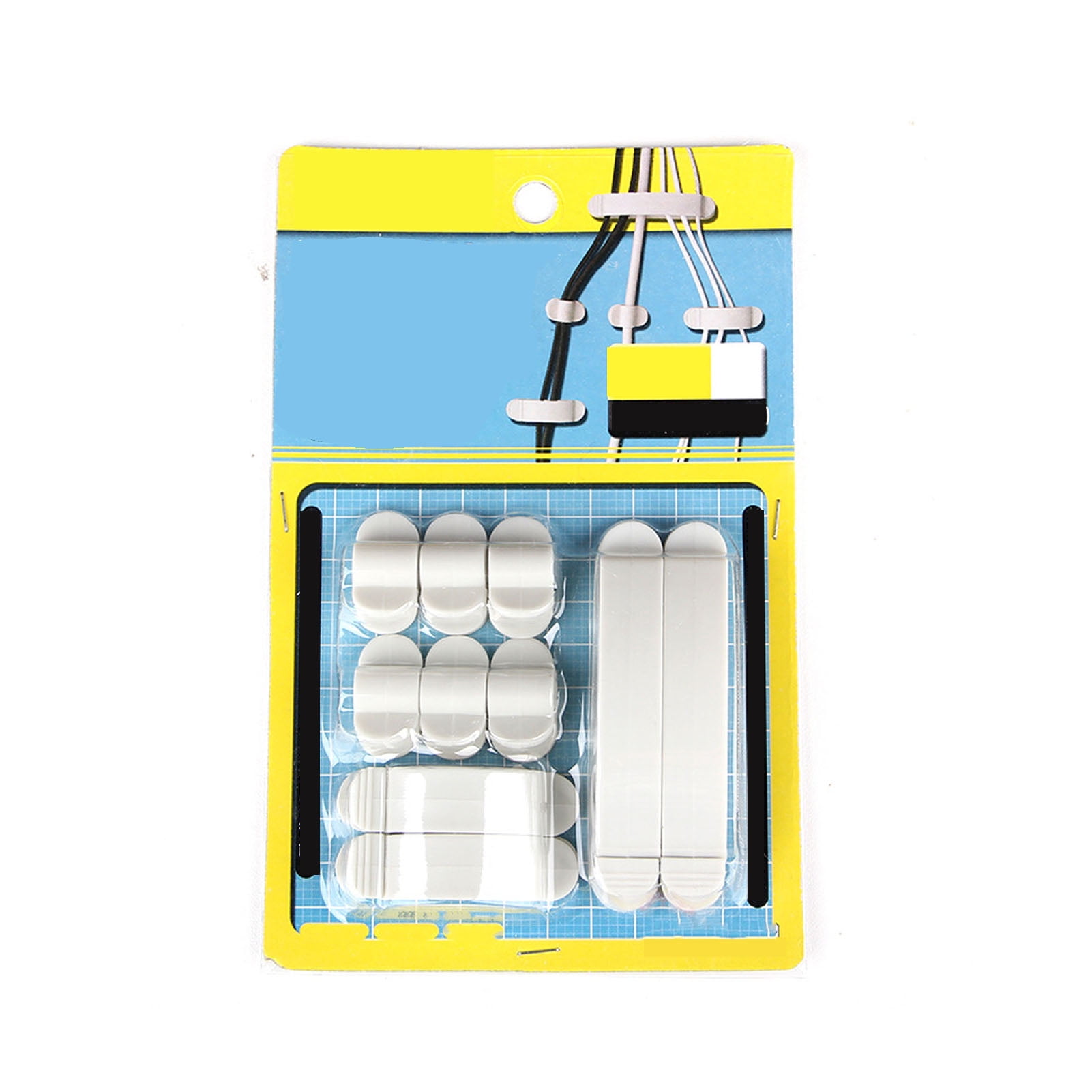 High Performance Cord Management Cable Wire Clips, 10-PCS Adhesive ...