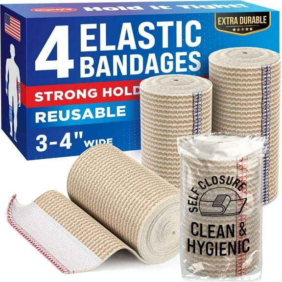 A Self Adherent Wrap TAN 3''x 5 yds Elastic Non Adhesive - 1 Count ...