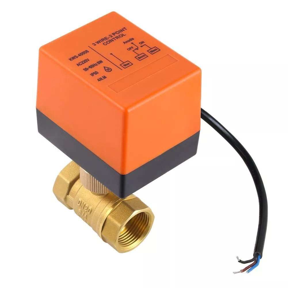 High Performance Electric Ball Valve Dn20 With Synchronous Motor Action ...