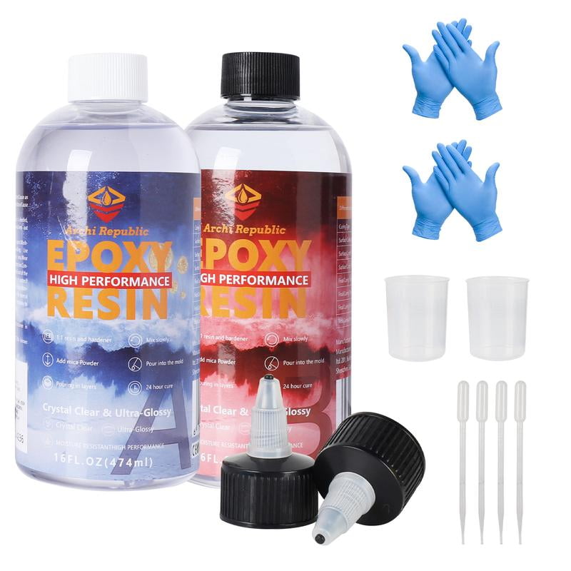 High Performance Epoxy Resins Crystal Clear Epoxy Resin Kit - Self ...