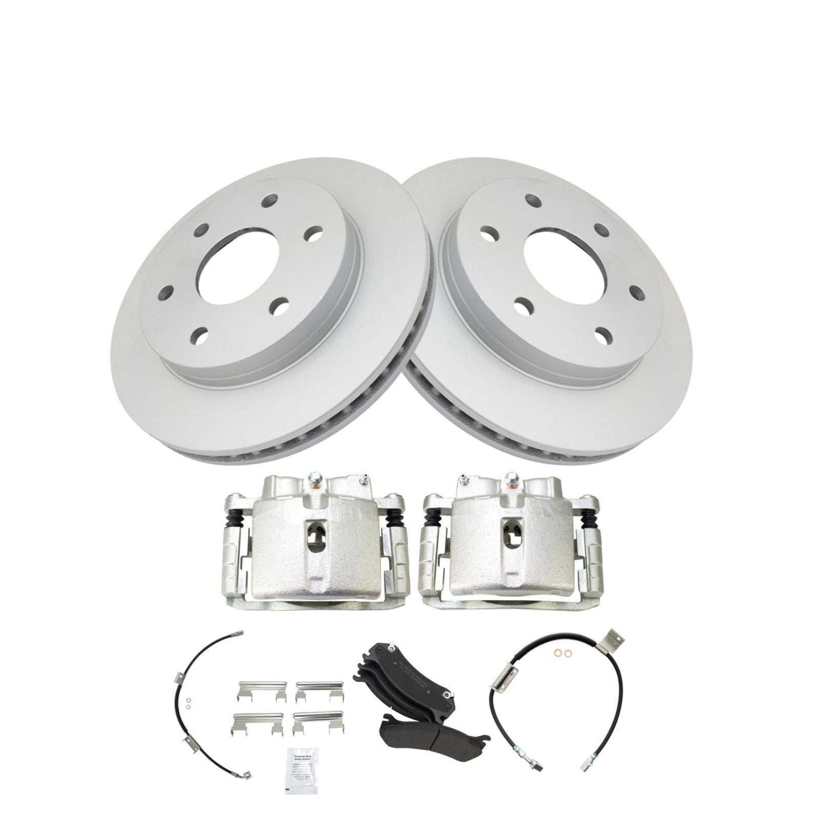 High-Performance Front Disc Brake Kit with G-Coated Rotors and Semi ...