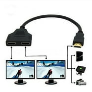 Fairikabe 4K60Hz DisplayPort to Dual Display Port Splitter Adapter, 1 ...