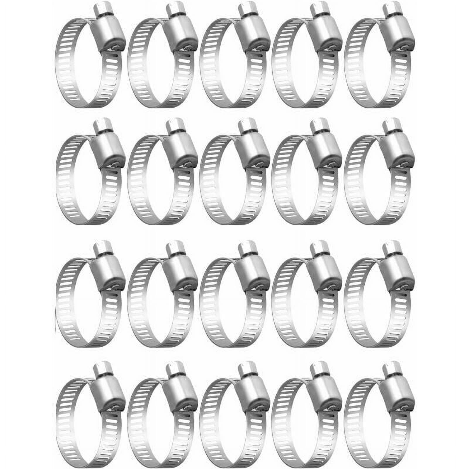 Stainless Steel Hose Clamps with Flexible Working Range 16-25mm, Anti ...