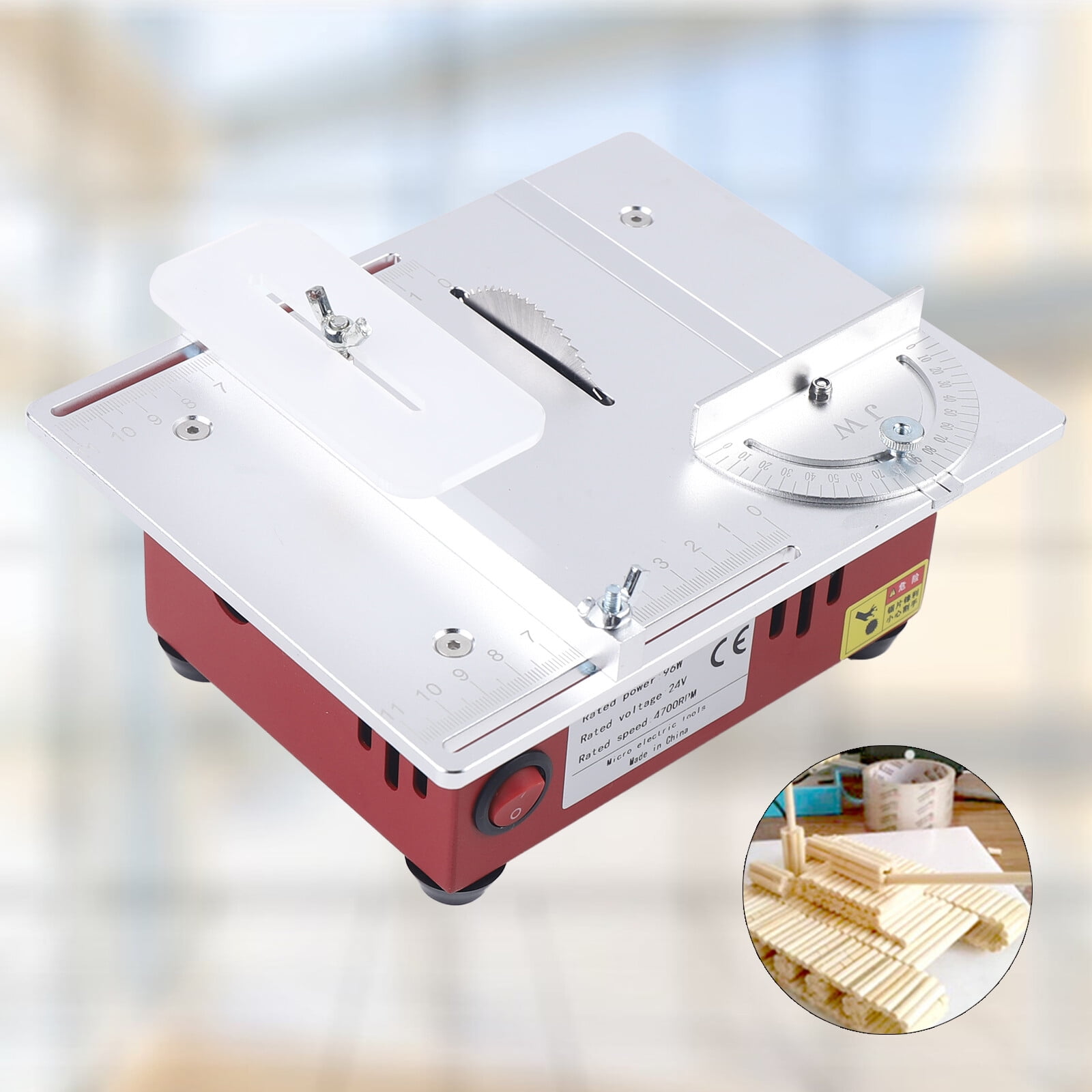 High-Performance Mini Table Saw for Precision Cutting - Adjustable ...