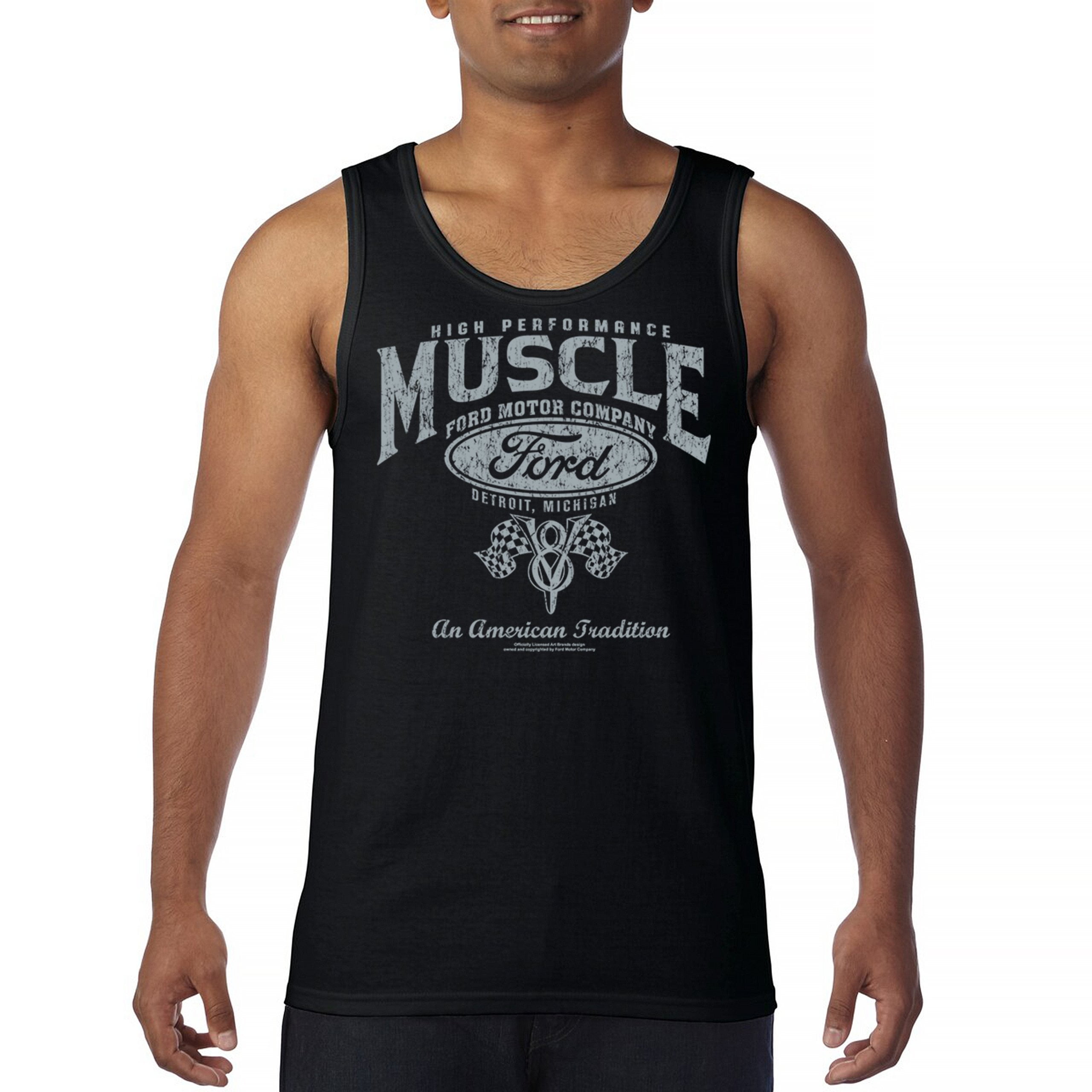 High Performance Muscle Ford Tank Top Detroit Michigan V8 Engine ...